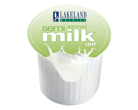 Lakeland UHT Semi Skimmed Milk Pots 1 x 120 - Simply Great Coffee